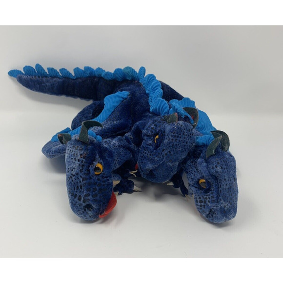 Folkmanis | Toys | Folkmanis Three Headed Blue Dragon Hydra Hand Puppet ...
